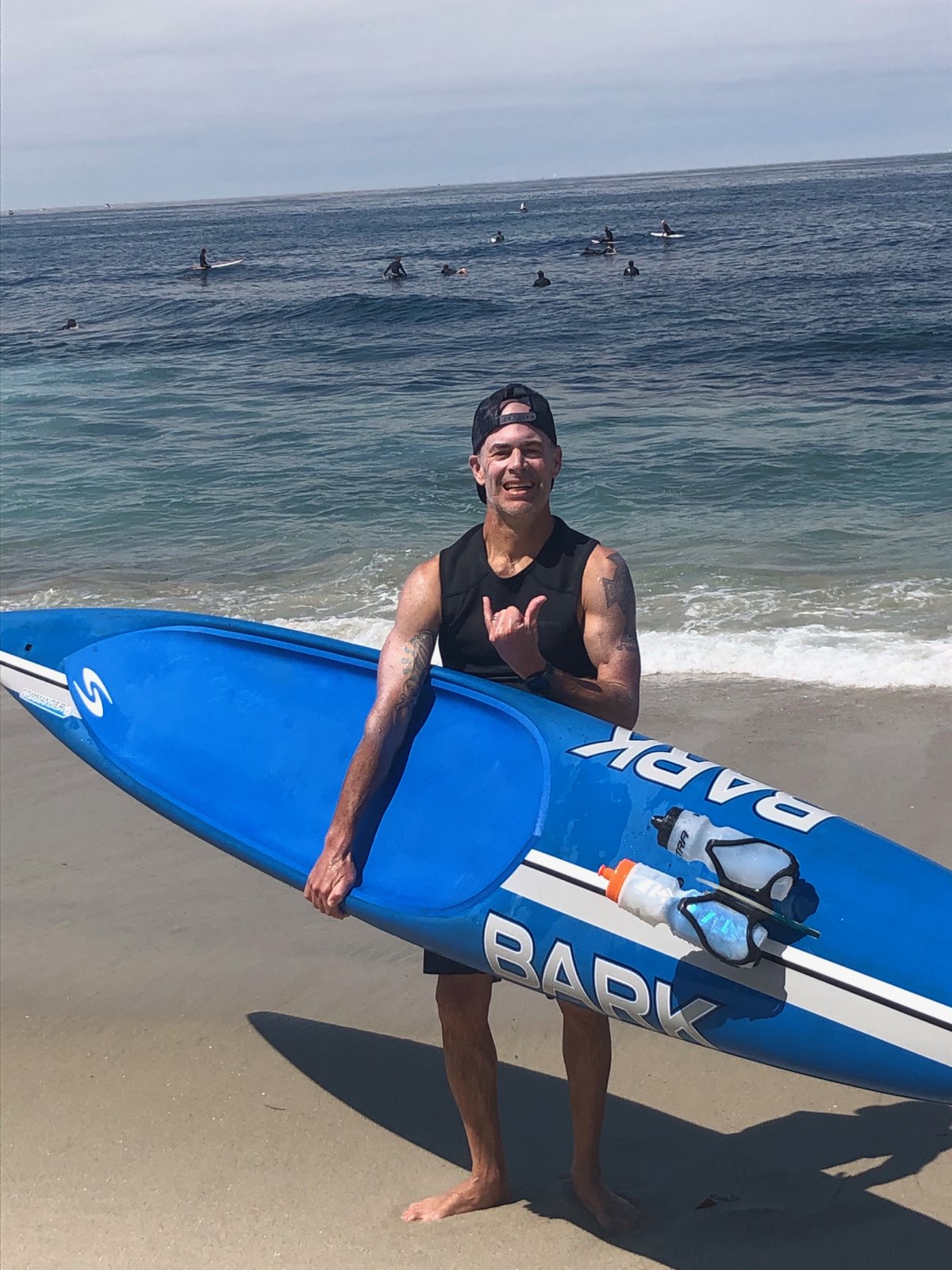 Howard's Team MS Champion Tim Salmon completes epic 16-mile ocean ...