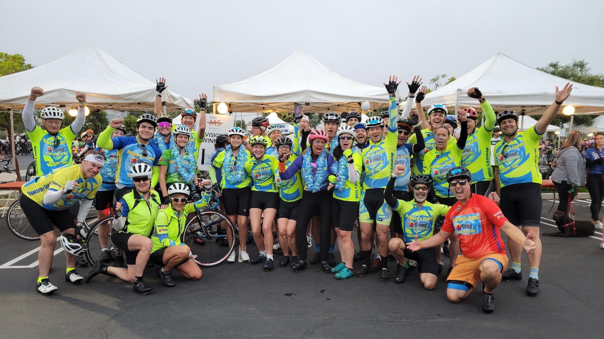 Howard's Team Be inspired | Create a better world | A world free of MS